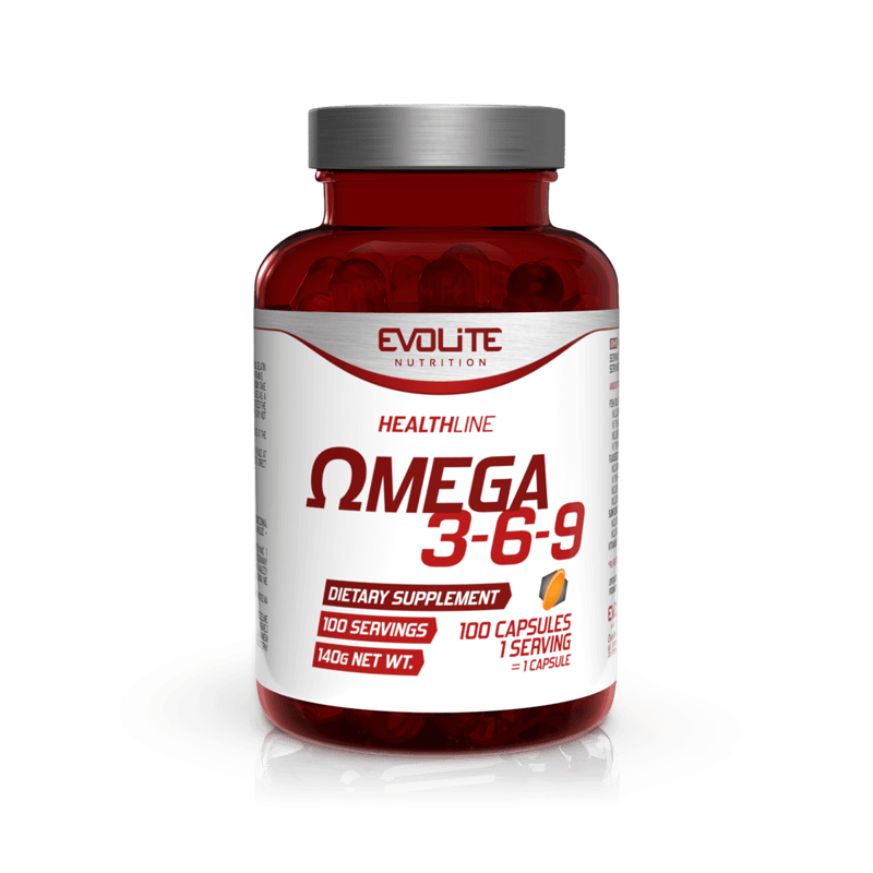Evolite Omega 3-6-9 (100caps) - Kalaõli - Linaseemneõli - Alfa-Lipoehape